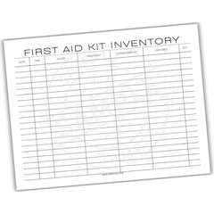 First Aid Kit Inventory Printable PDF | Track Supplies & Expiration ...